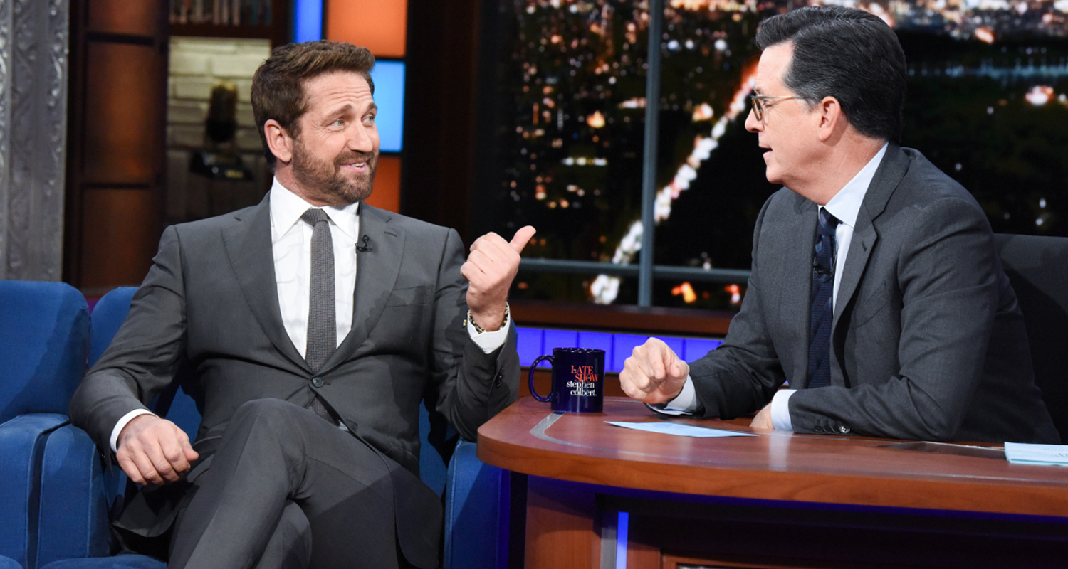 Gerard Butler Explains On ‘Late Show’ How Getting Fired As Lawyer Kick ...