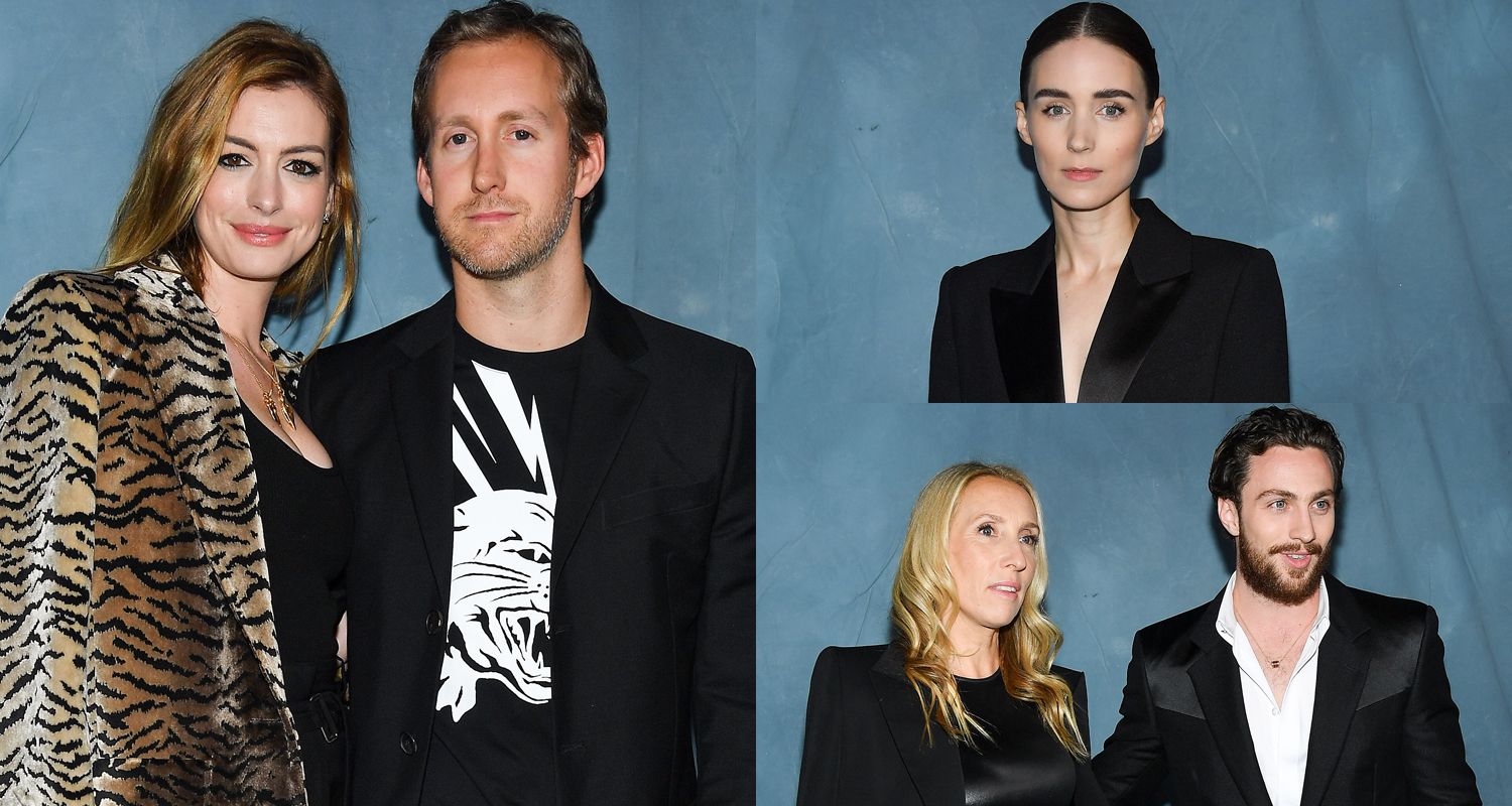 Anne Hathaway & Adam Shulman Couple Up at Star-Studded Givenchy Paris ...