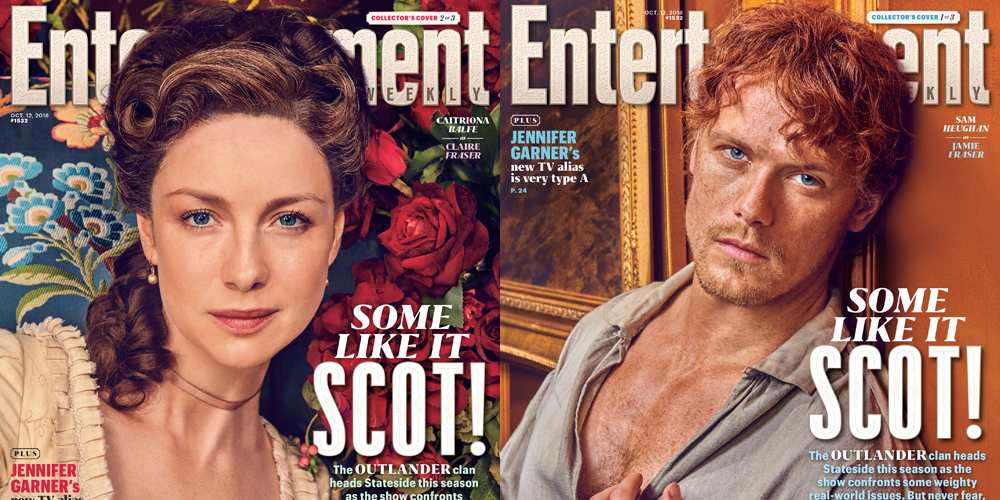 Outlander’s Sam Heughan & Caitriona Balfe Are on EW’s 3 New Covers ...