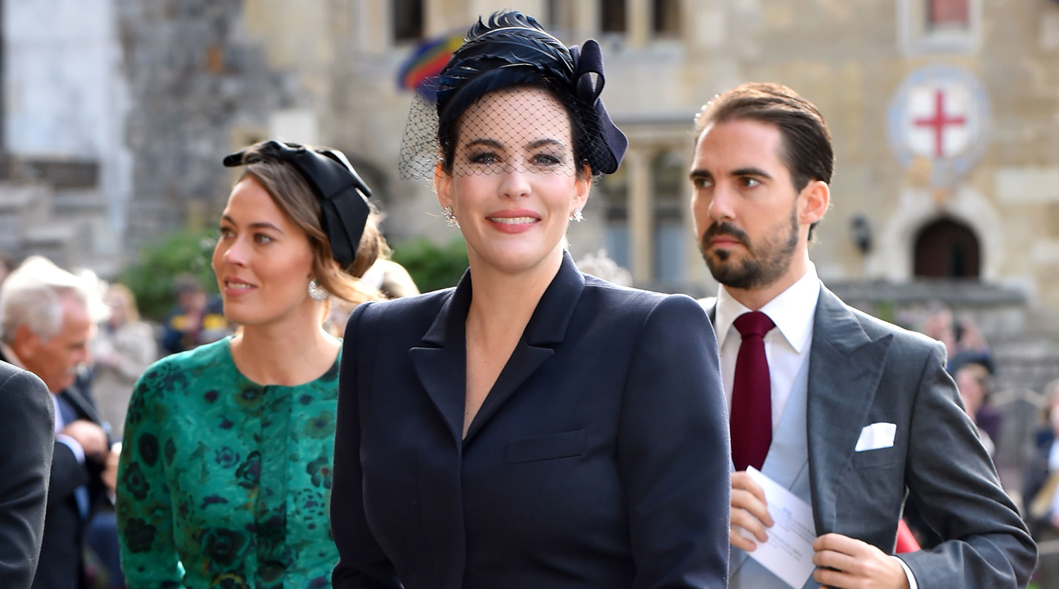 Liv Tyler Wears Chic Suit at Princess Eugenie’s Royal Wedding | Dave ...