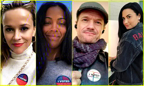 These Celebs Were Proud to Vote in 2018 Midterm Elections | Politics ...