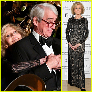 Grace & Frankie’s Jane Fonda & Sam Waterston Share a Cute Moment at ...