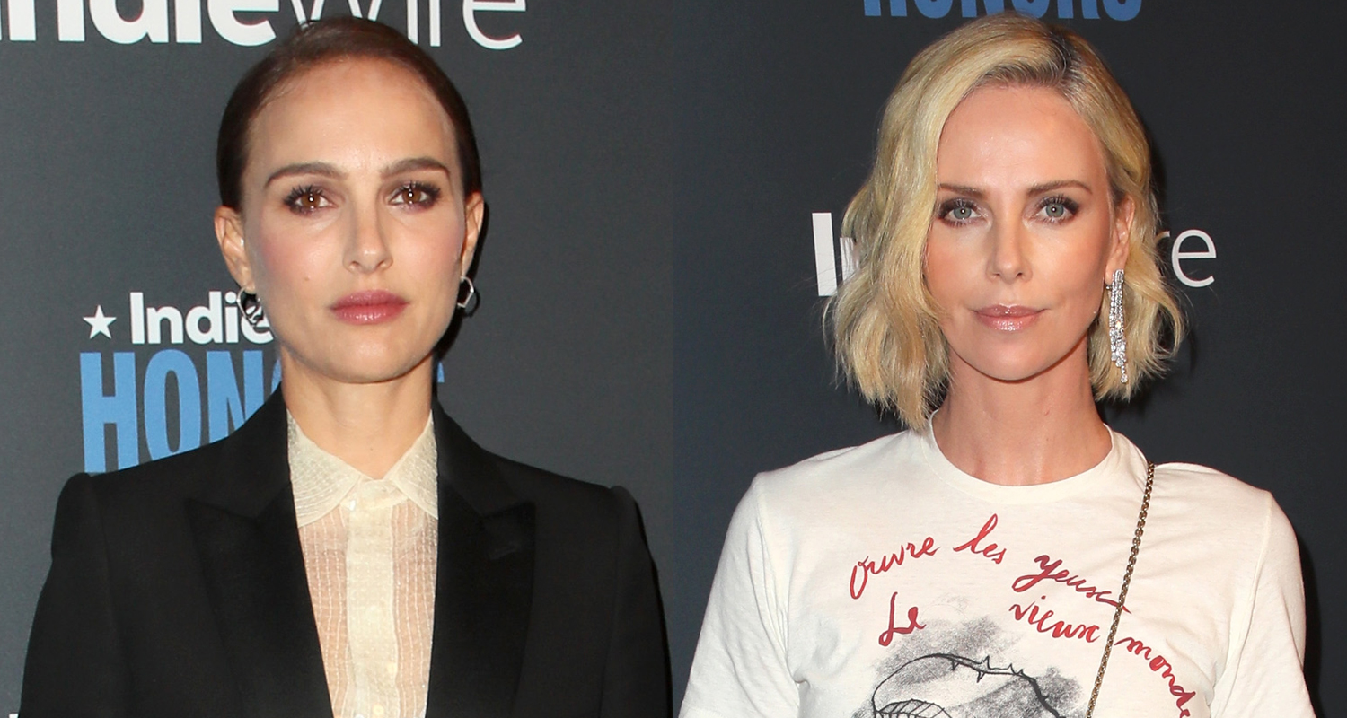Natalie Portman & Charlize Theron Step Out in Style for IndieWire ...
