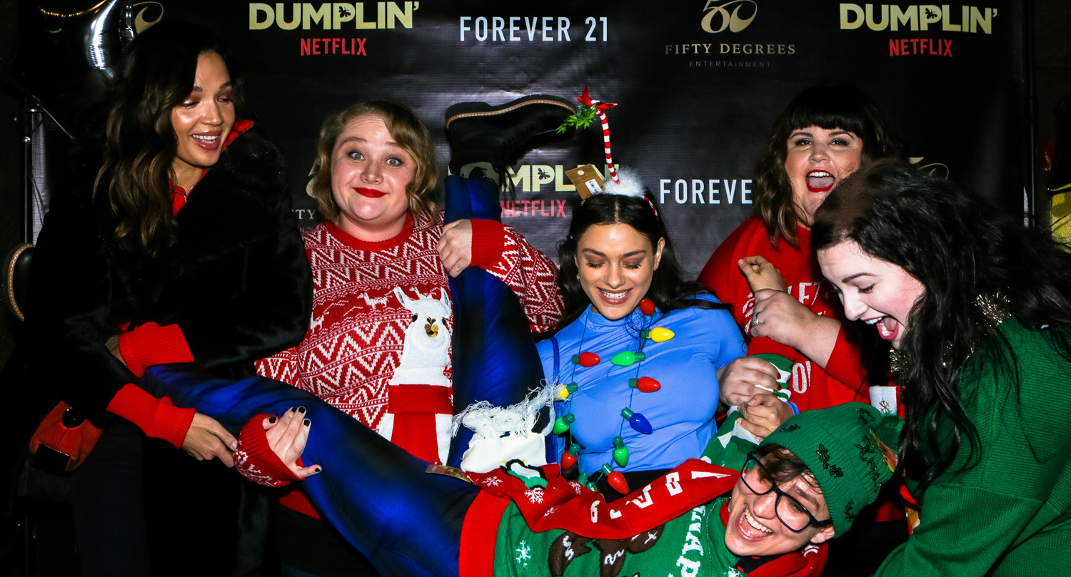 Netflix’s ‘Dumplin’ Stars Celebrate Movie Release at an Ugly Christmas ...