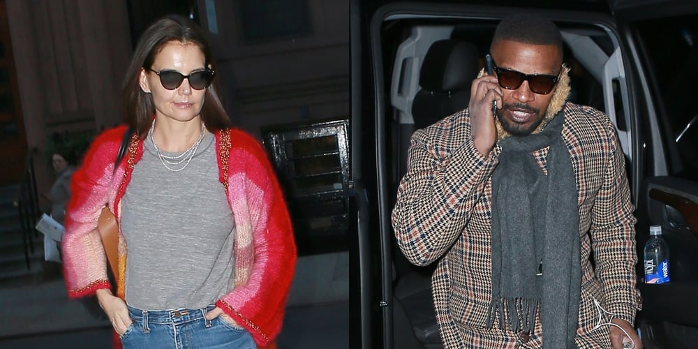 Jamie Foxx Joins Girlfriend Katie Holmes for Birthday Dinner! | Jamie ...