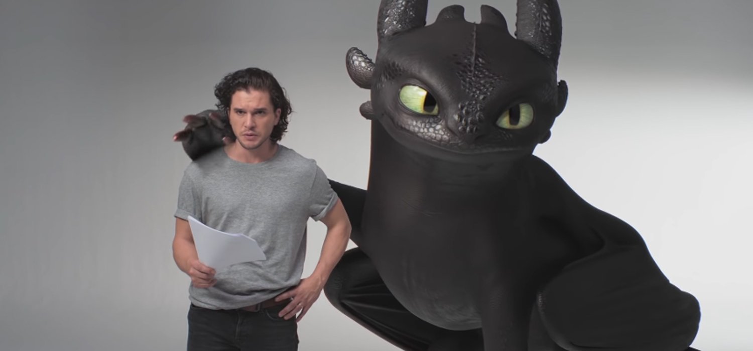 Kit Harington Shares Mock ‘GoT’ Audition Reel with Toothless from ‘How ...