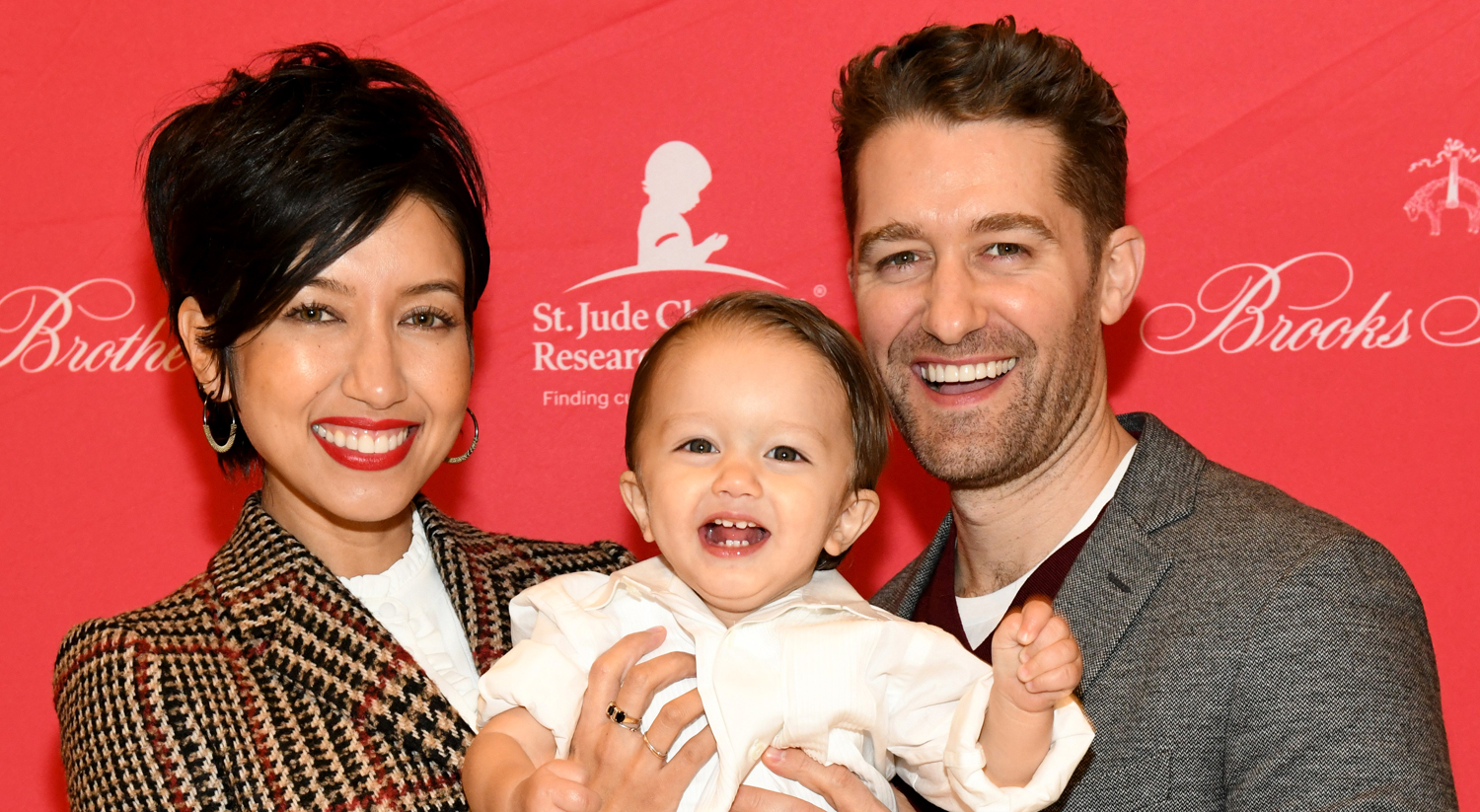 Matthew Morrison & Wife Renee Bring Their Son to Brooks Brothers ...
