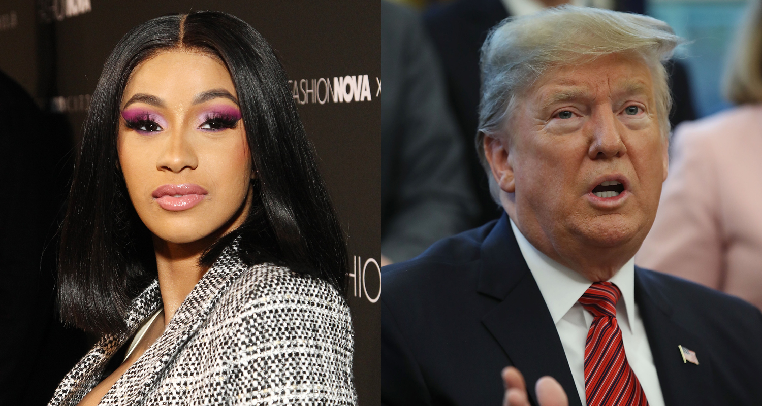 Cardi B Slams President Trump in Expletive-Filled Rant About Government ...