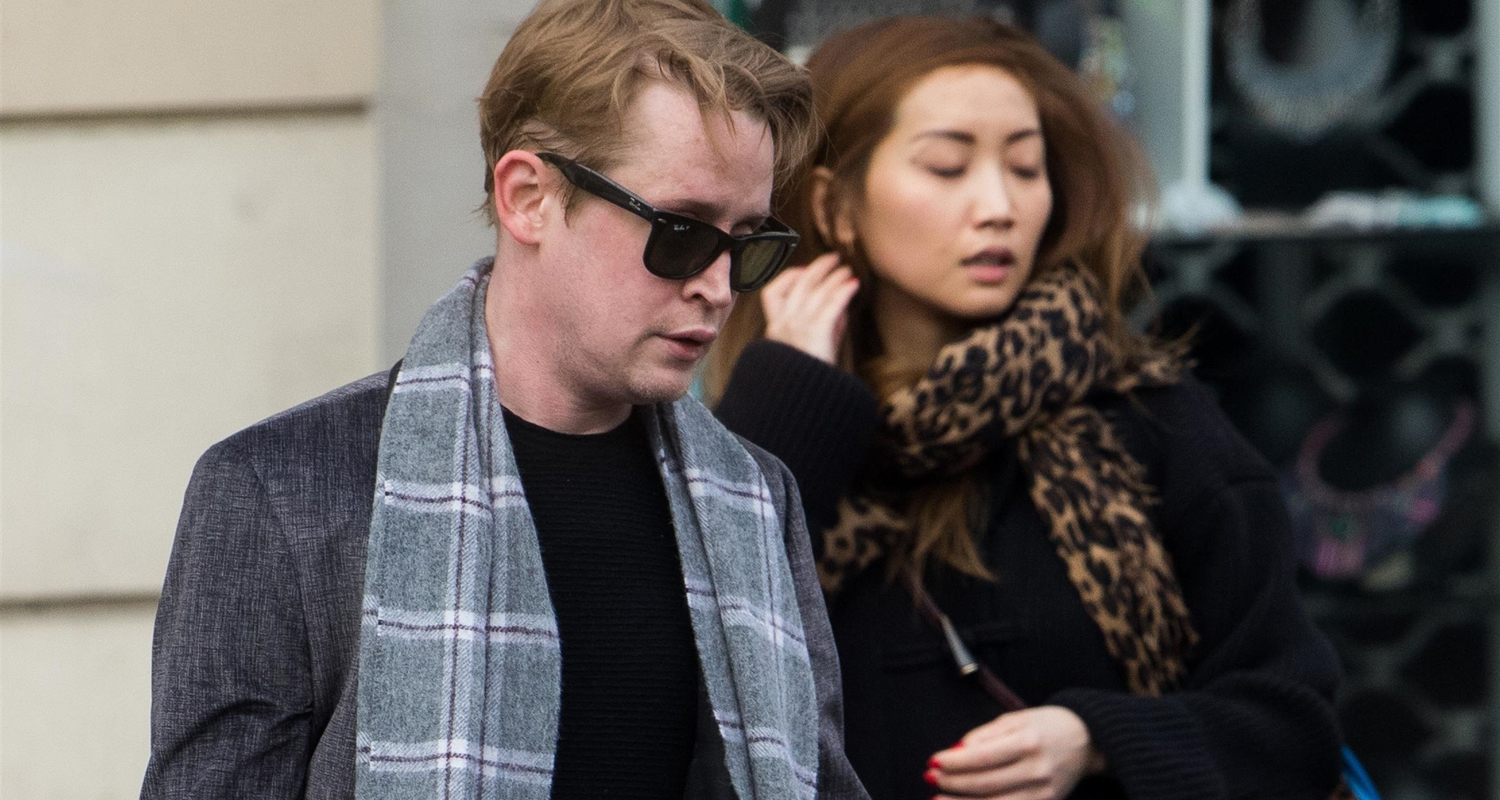 Macaulay Culkin Hits Airport With Girlfriend Brenda Song After Legally ...