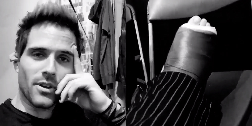 Rent Live’s Brennin Hunt Breaks Silence on Broken Foot, Requiring Show ...