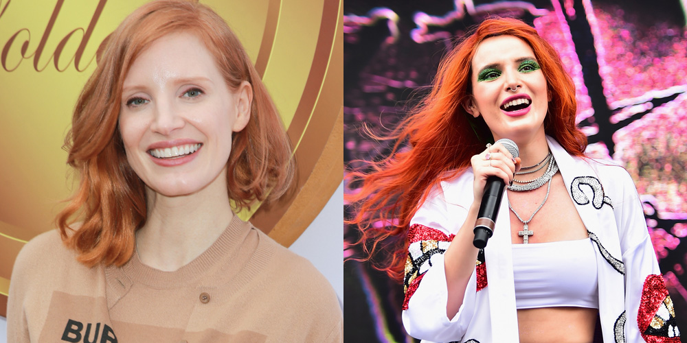 Jessica Chastain & Bella Thorne Combine Faces in 10 Year Challenge ...