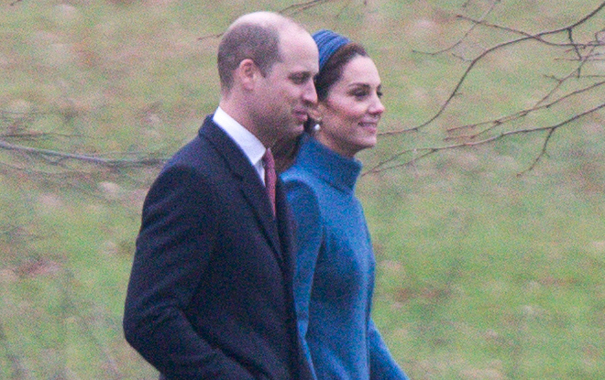 Duchess Kate Middleton & Prince William Head to Sunday Church Service ...