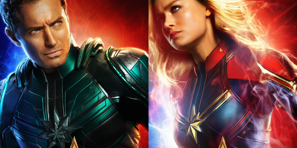 ‘Captain Marvel’ Posters Give Closer Look at the Main Characters ...