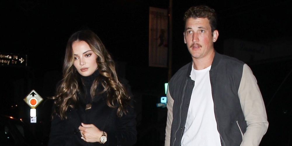 Miles Teller & Fiancee Keleigh Sperry Enjoy a Date Night at Craig’s ...