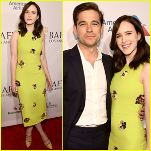 Rachel Brosnahan & Husband Jason Ralph Are All Smiles at BAFTA Tea ...