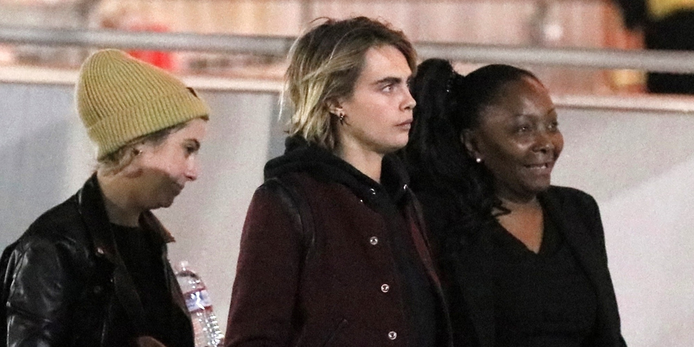 Cara Delevingne & Girlfriend Ashley Benson Enjoy Elton John’s Concert ...