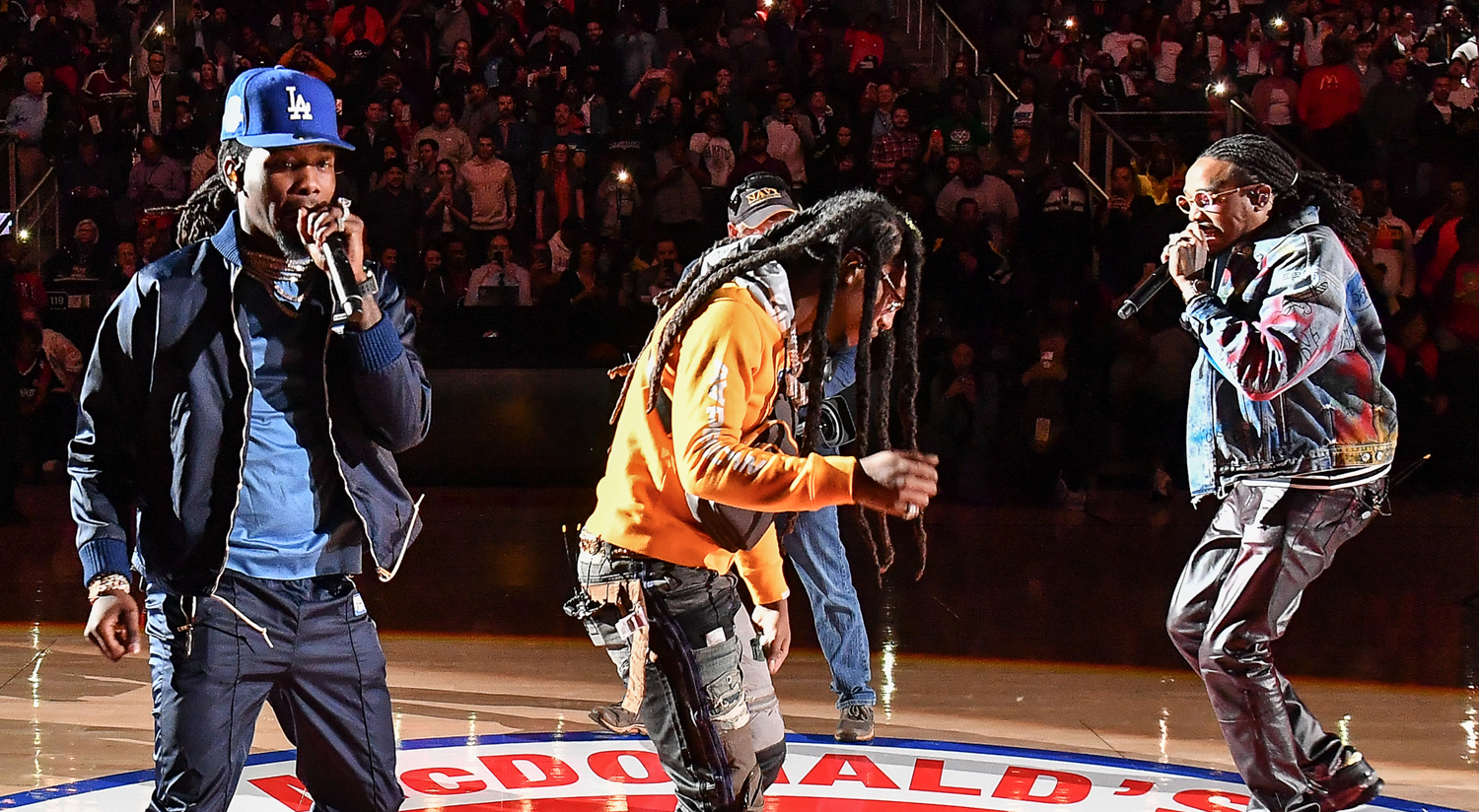 The Guys of Migos Perform Halftime Show at McDonald’s All American ...