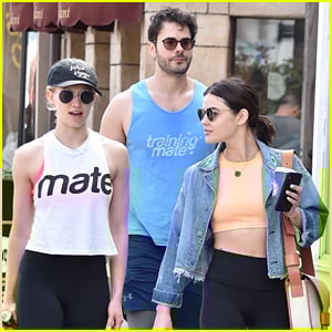 Lucy Hale Reunites with Jayson Blair for a Training Mate Workout ...