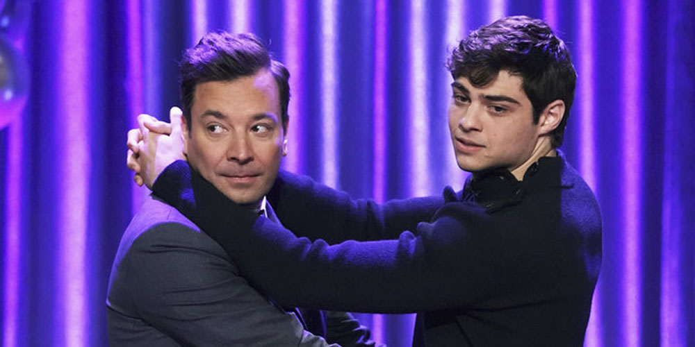 Noah Centineo Slow Dances With Jimmy Fallon During Dance Battle on ...