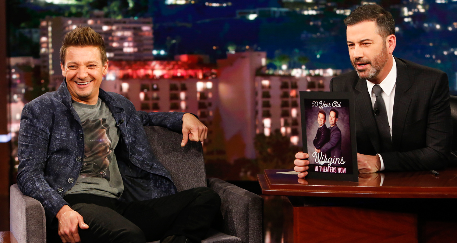 Jeremy Renner Tells ‘Kimmel’ How He’s Avoiding Revealing ‘Avengers ...