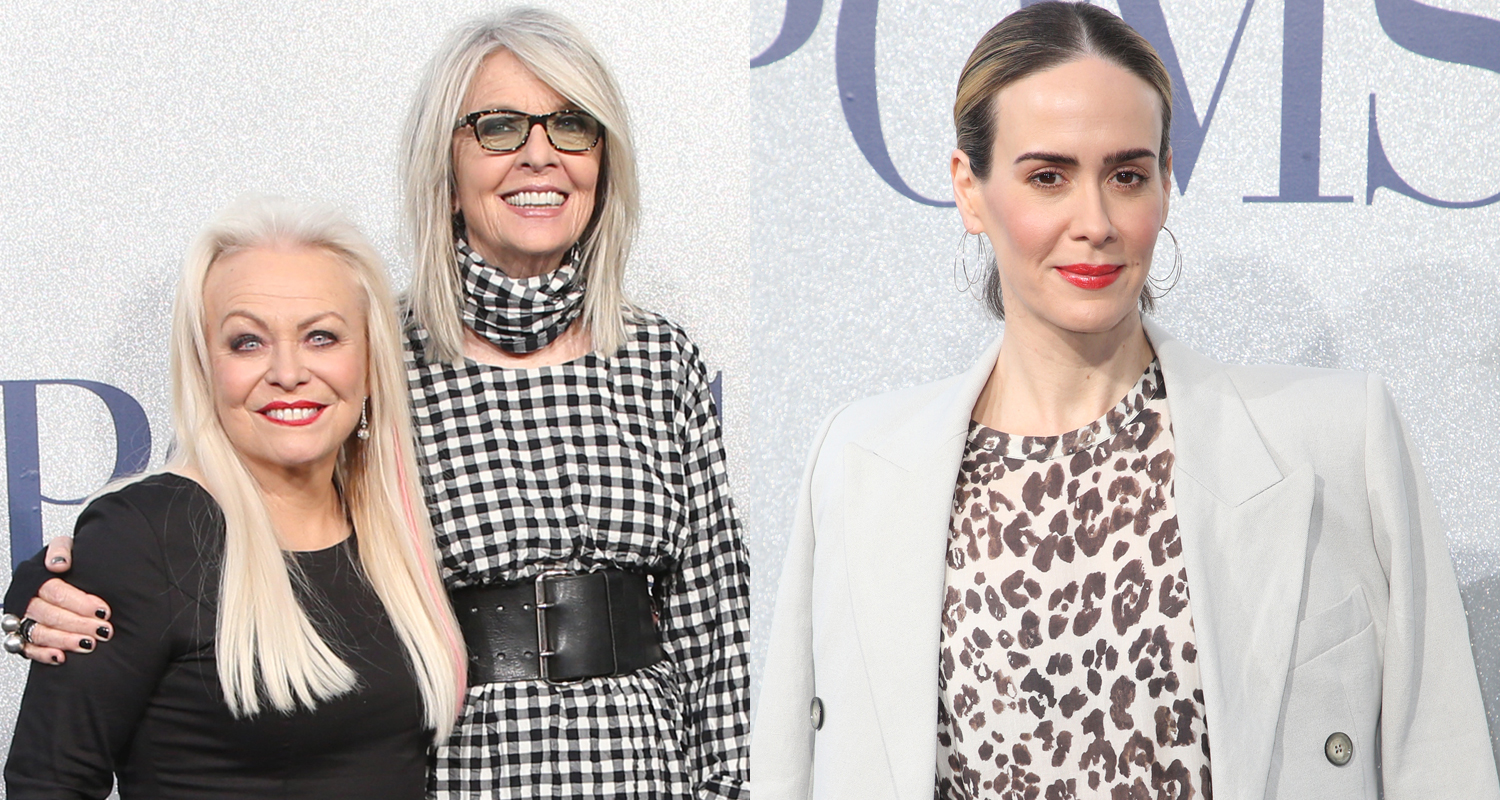Diane Keaton Gets Support from Sarah Paulson at ‘Poms’ Premiere ...