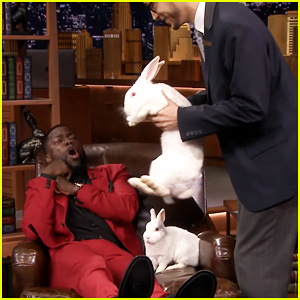 Kevin Hart Hilariously Freaks Out Over Rabbits on ‘Jimmy Fallon’s Hop ...