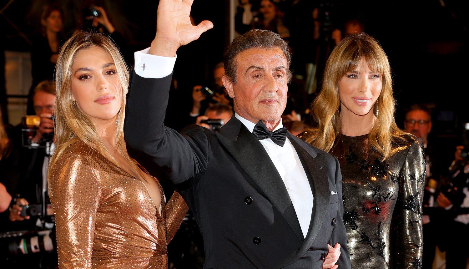 Sylvester Stallone’s Wife & Daughter Join Him at ‘Rambo’ Cannes ...