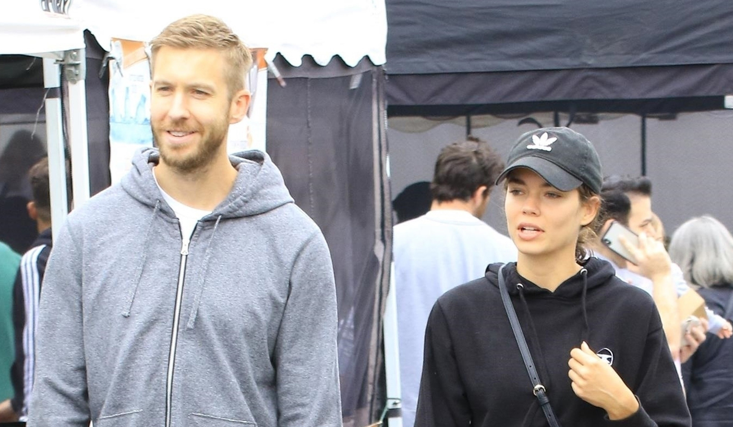 Calvin Harris & Girlfriend Aarika Wolf Spend the Day at Farmer’s Market ...