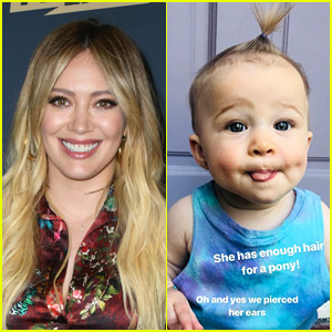 Hilary Duff Posts Adorable Photo of Baby Banks with Newly Pierced Ears ...
