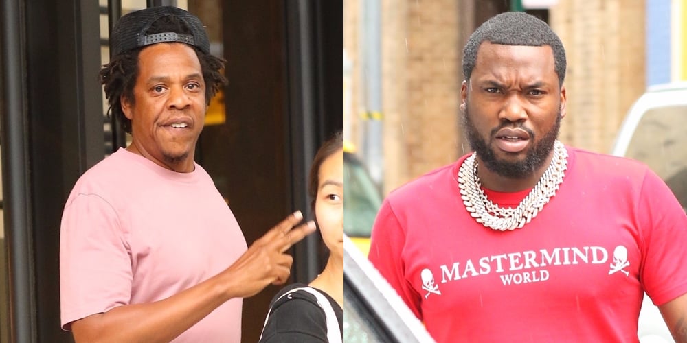 Jay-Z & Meek Mill Have a Meeting Together in New York City | Jay Z ...