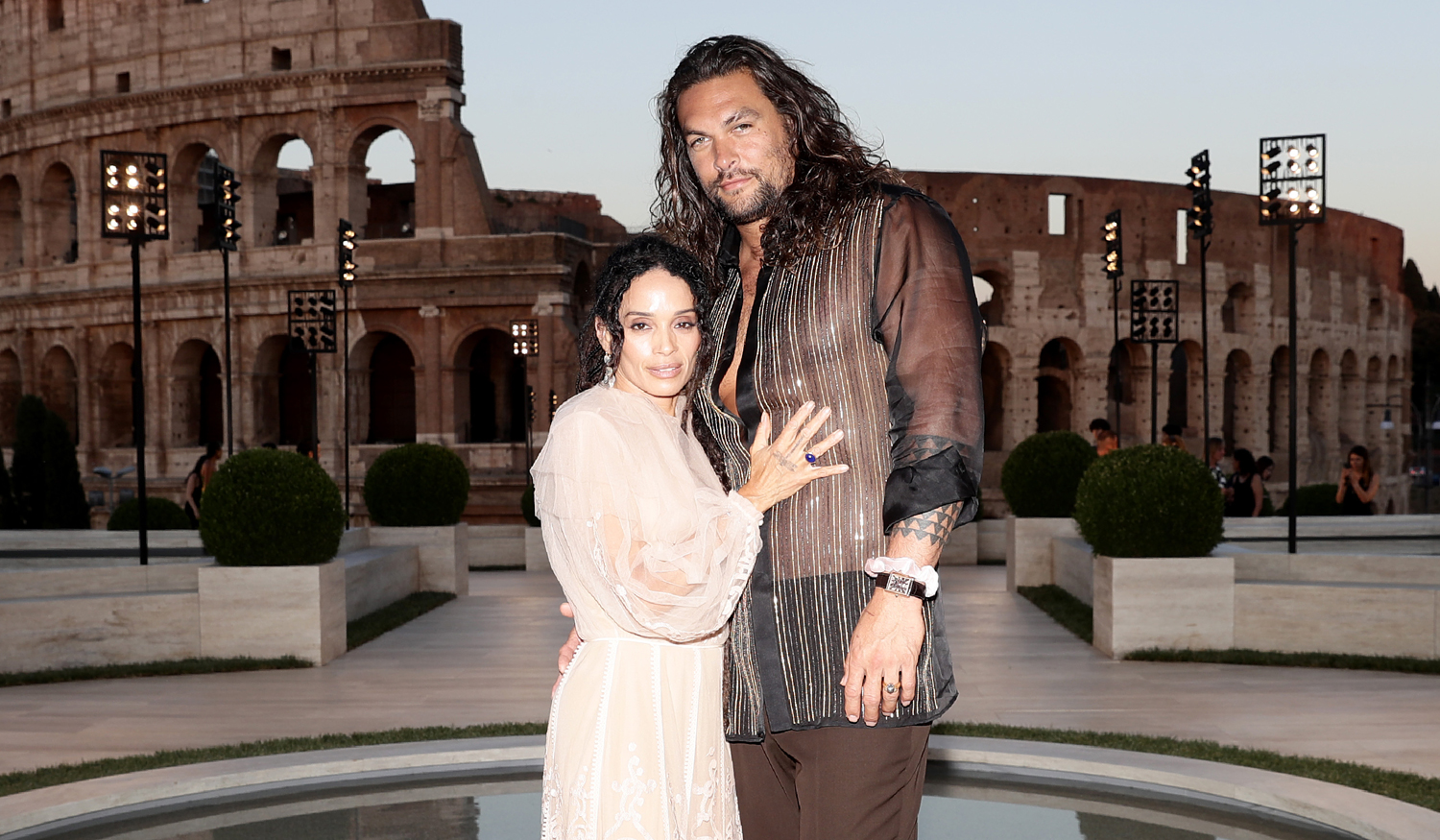 Jason Momoa Joins Wife Lisa Bonet at Fendi Show in Rome! | Carys ...