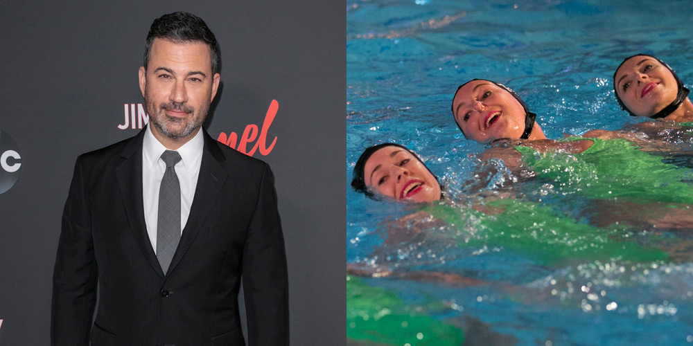 Jimmy Kimmel’s Emmys Consideration Event Featured Synchronized Swimming ...