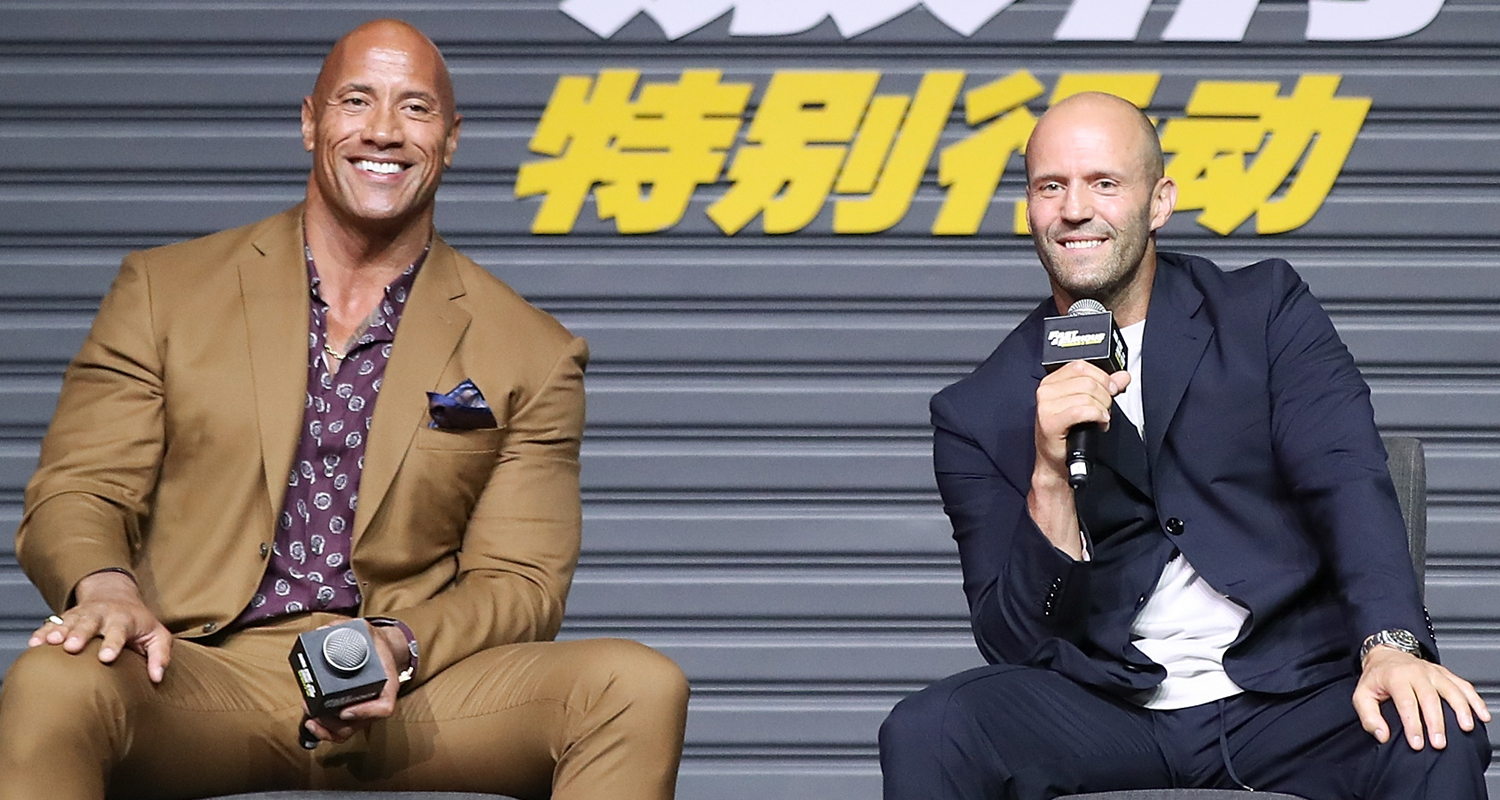 Dwayne Johnson & Jason Statham Bring ‘Hobbs & Shaw’ To China! | Dwayne ...