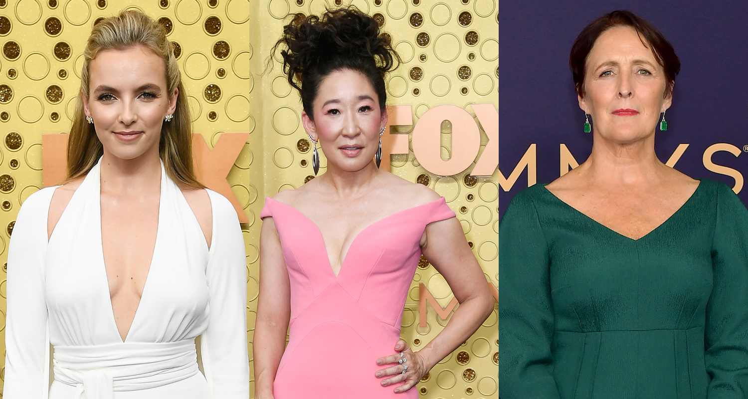 Jodie Comer, Sandra Oh, & Fiona Shaw Bring ‘Killing Eve’ to Emmys 2019 ...