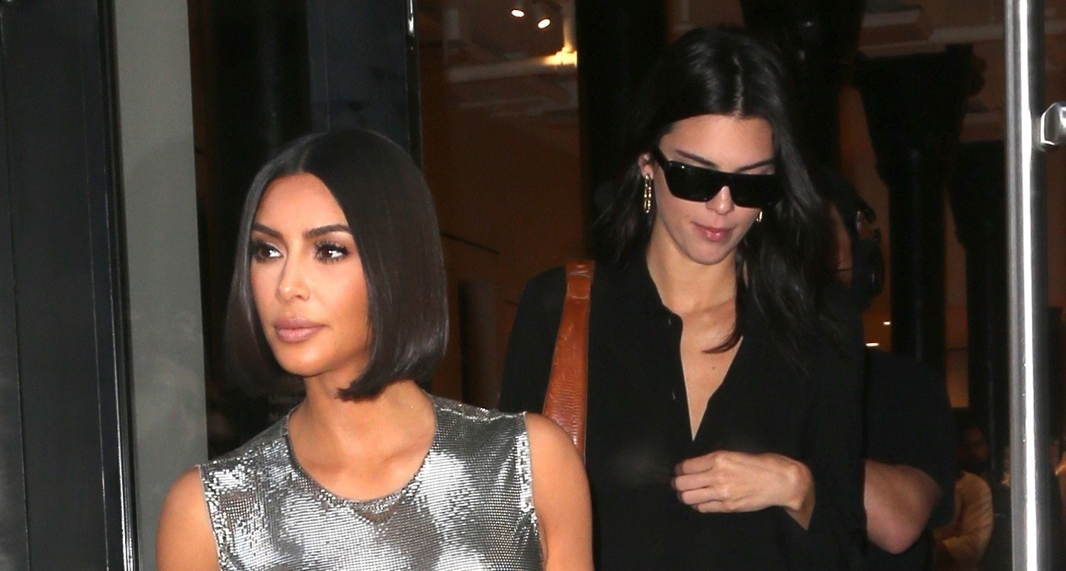 Kim Kardashian Shimmers While Shopping with Kendall Jenner in NYC ...