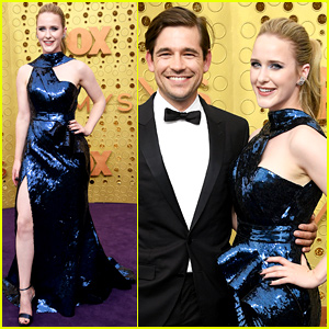 Nominee Rachel Brosnahan Sparkles at Emmys 2019 With Husband Jason ...
