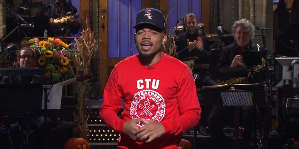 Chance the Rapper Supports Chicago Teachers on Strike During ‘SNL ...