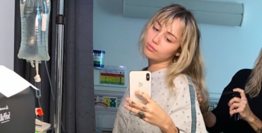 Miley Cyrus Reveals She’s Been Hospitalized After Tonsillitis Diagnosis ...