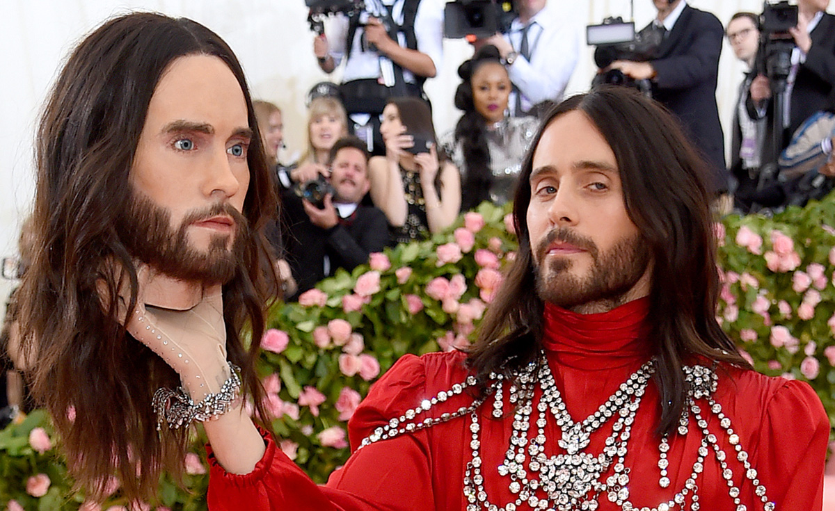 Jared Leto Thinks His Met Gala Head Was Stolen | 2019 Met Gala, Jared ...