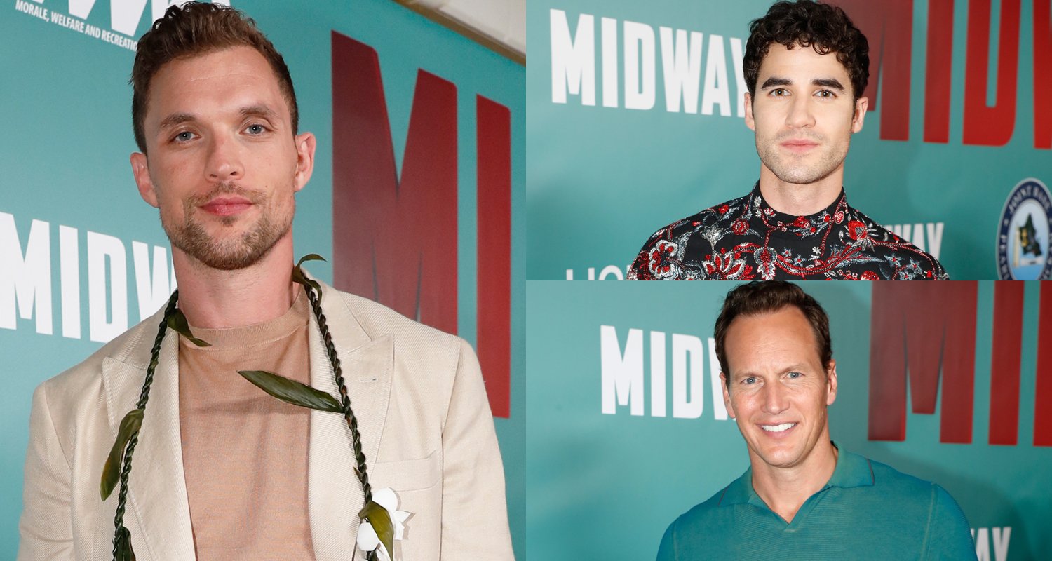 Ed Skrein, Darren Criss & More Celebrate Premiere of ‘Midway’ in Hawaii ...