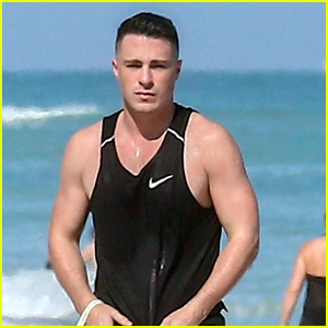 Colton Haynes Hits The Beach in Miami After Wrapping on ‘Arrow ...