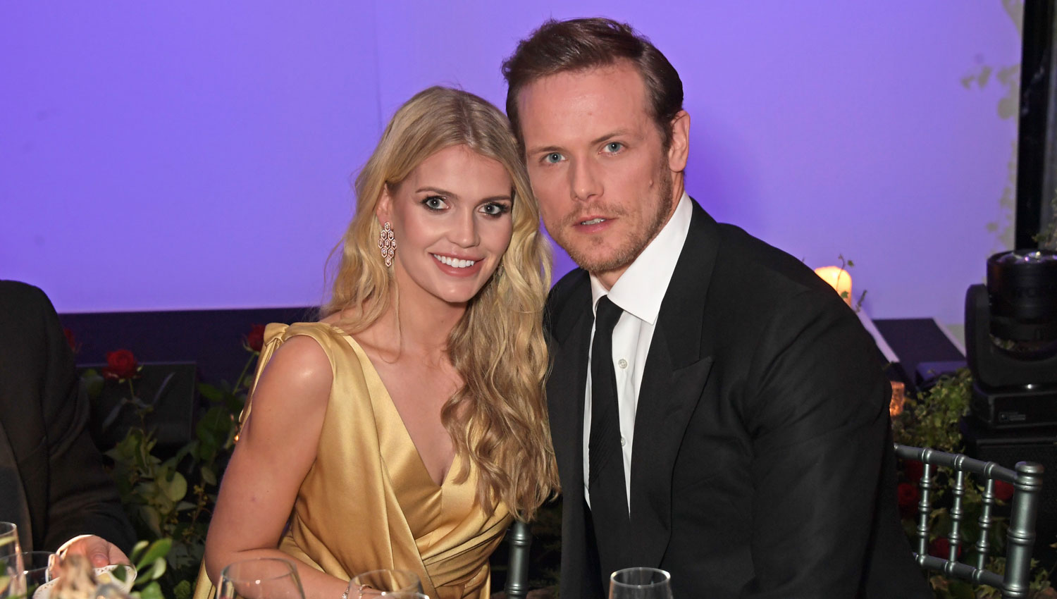 Sam Heughan Hangs Out with Princess Diana’s Niece at Awards Show in ...