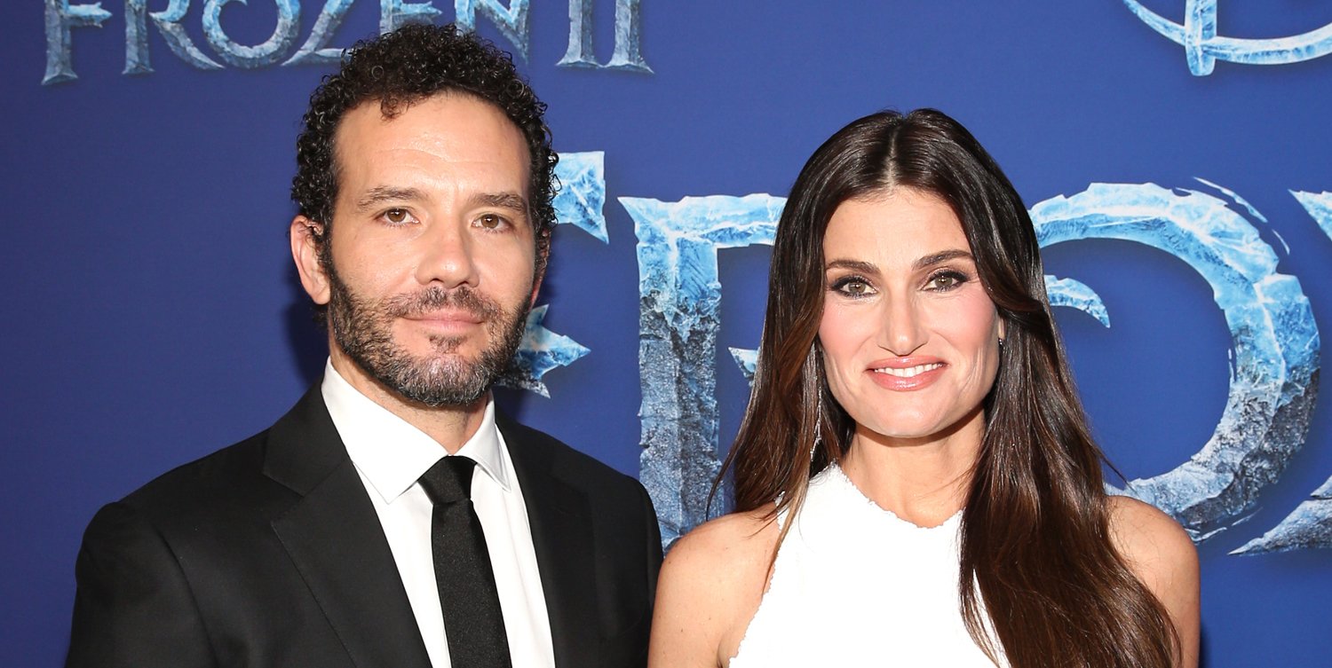 Idina Menzel & Husband Aaron Lohr Make Rare Red Carpet Appearance at ...