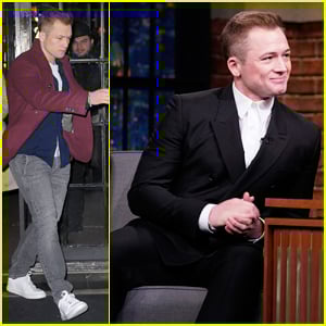 Taron Egerton Reveals That Elton John Gave Him A Drag Name! | Taron ...