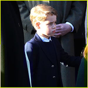 Prince George Makes a Rare Royal Wardrobe Choice on Christmas ...