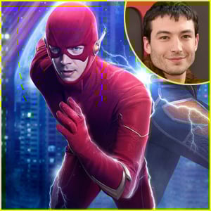 Ezra Miller Cameos as ‘The Flash’ Alongside The Flash’s Grant Gustin in ‘Crisis on Infinite ...