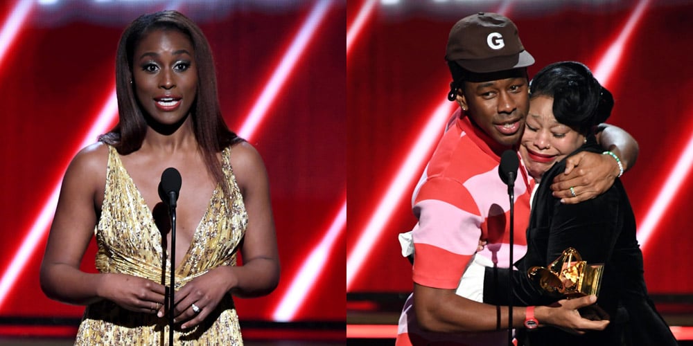Issa Rae Presents a Grammy Award to Tyler, The Creator | 2020 Grammys ...