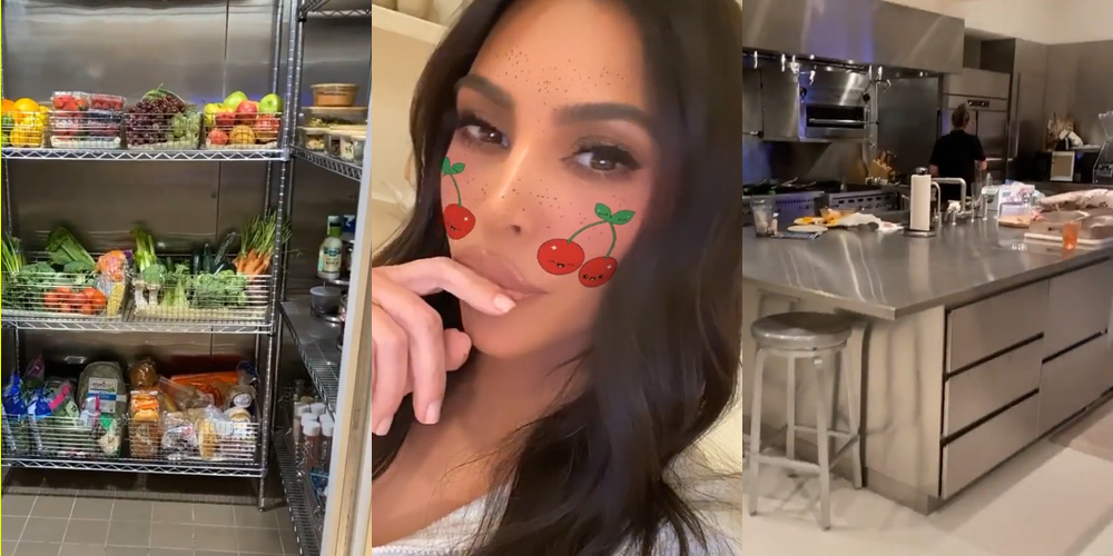 Kim Kardashian Gives a Tour of Her Kitchen, Complete with Multiple ...