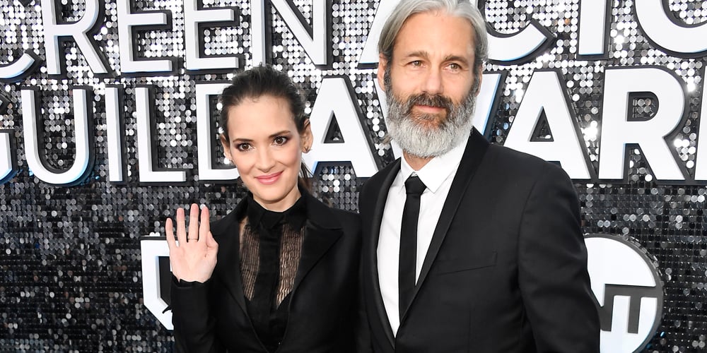 Winona Ryder & Boyfriend Scott Mackinlay Hahn Couple Up at SAG Awards ...