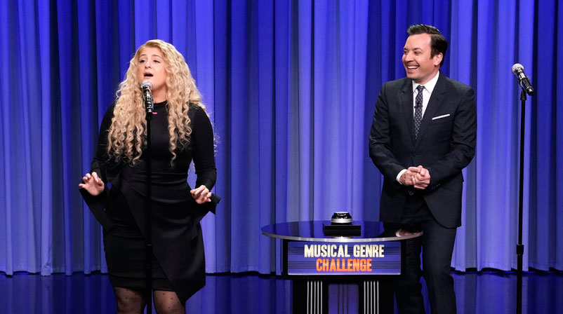 Meghan Trainor Transforms Some Hit Songs During Fallon s Musical Genre meghan-trainor-transforms-some-hit-songs-during-fallon-s-musical-genre